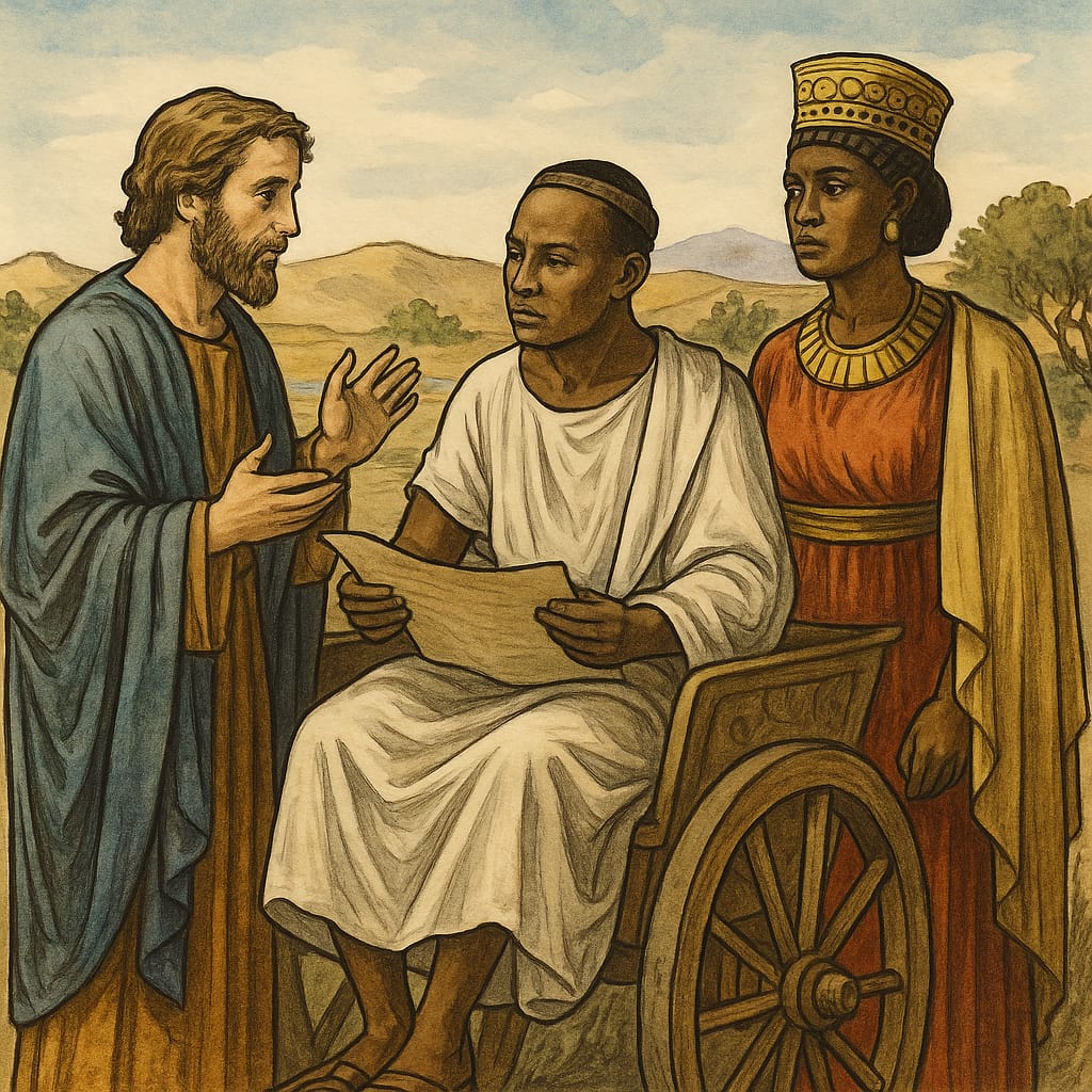 Kandake, The Ethiopian Eunuch And Saint Philip | Marayam About Mother Mary