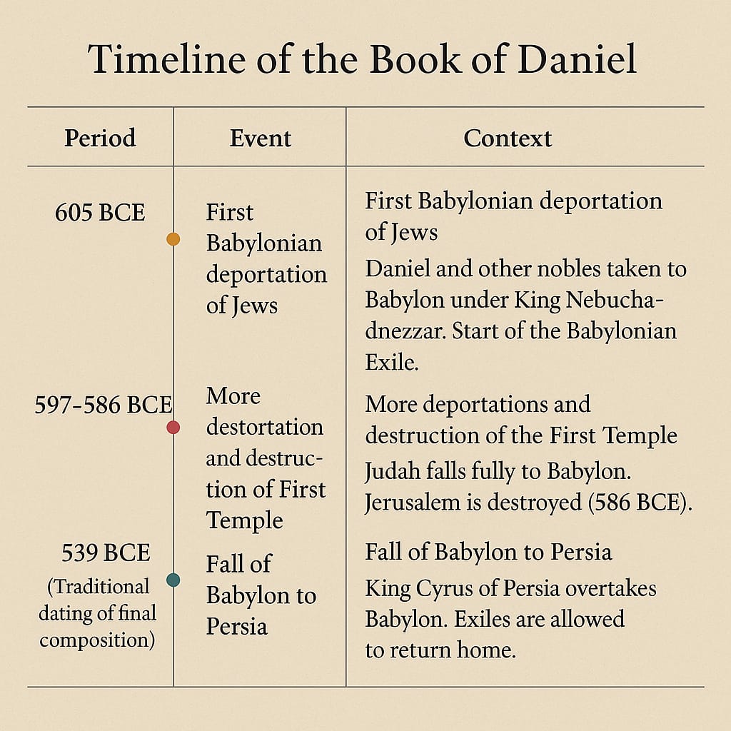 Timeline And Historical Context Of The Book Of Daniel | Marayam About ...