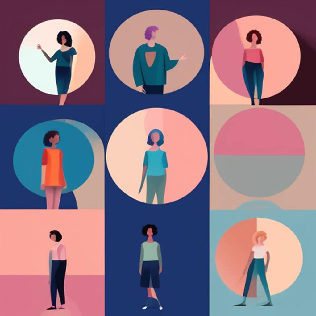 Color Palette For The Creative Collaborators Team Members - Vlog Suite