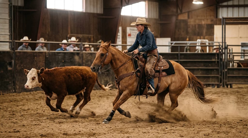 Breaking Down The Reined Cow Horse Competitions - Horses and Equestrianism