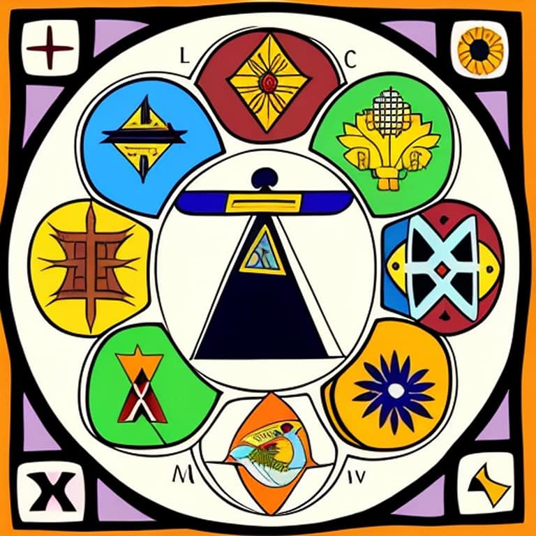 Table With Main Symbols And Their Meaning For South America | Blog In Peace