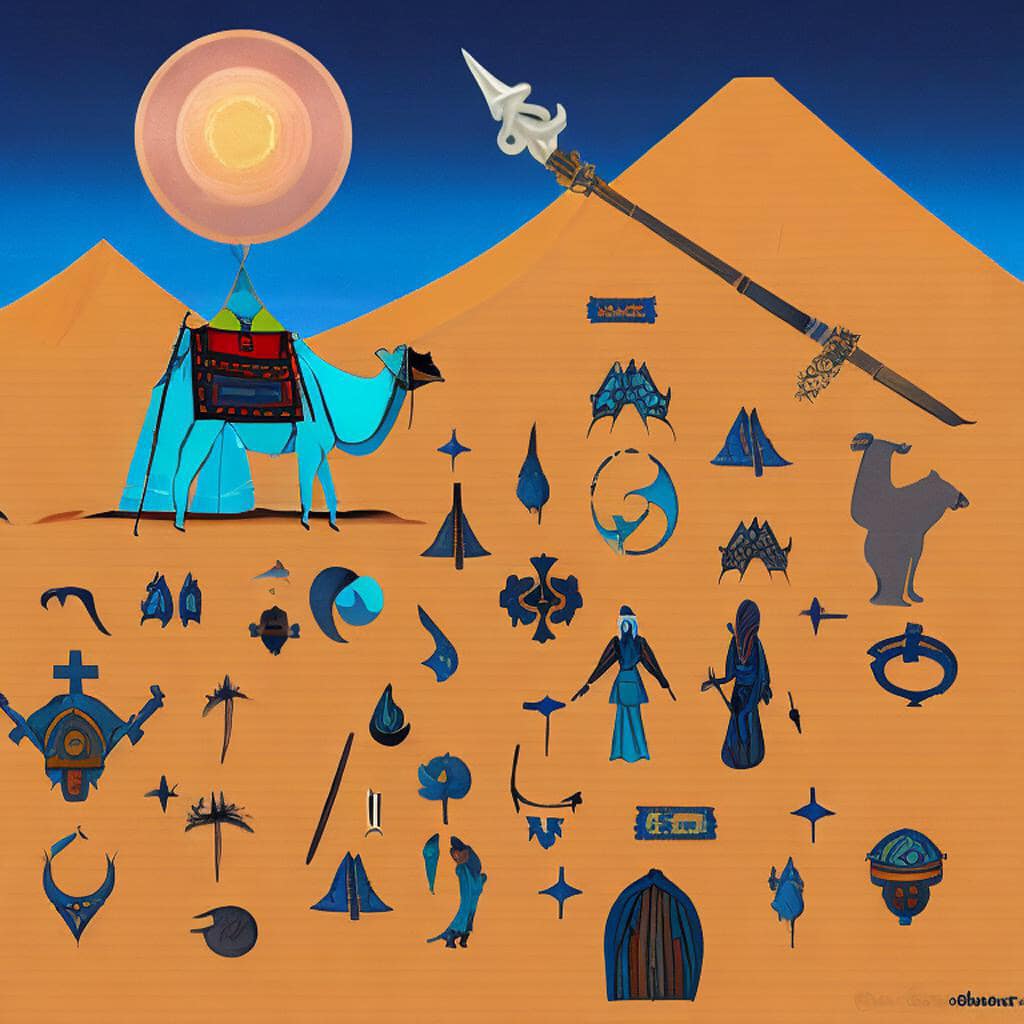 Symbols in Tuareg culture | Blog in peace with feather